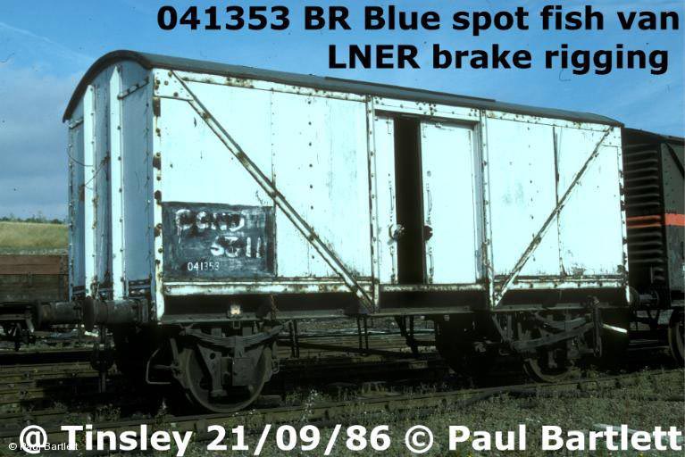 041353 - LNER Fish Van « Test Trains, Departmental railway stock ...