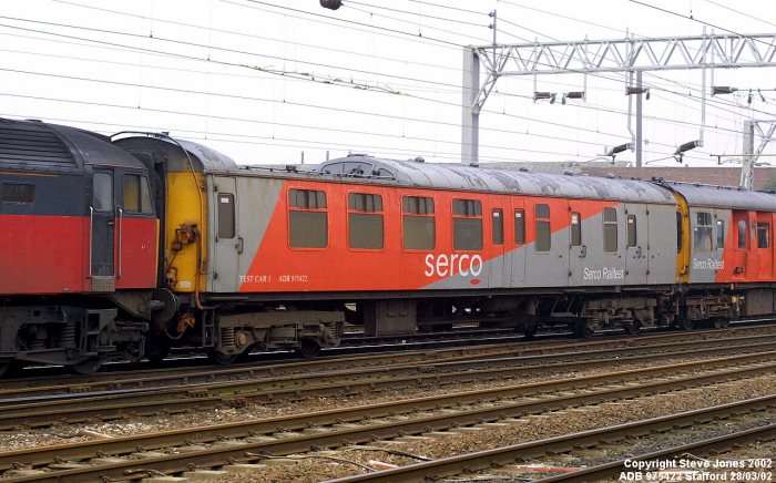975422 « Test Trains, Departmental railway stock & Internal Users ...