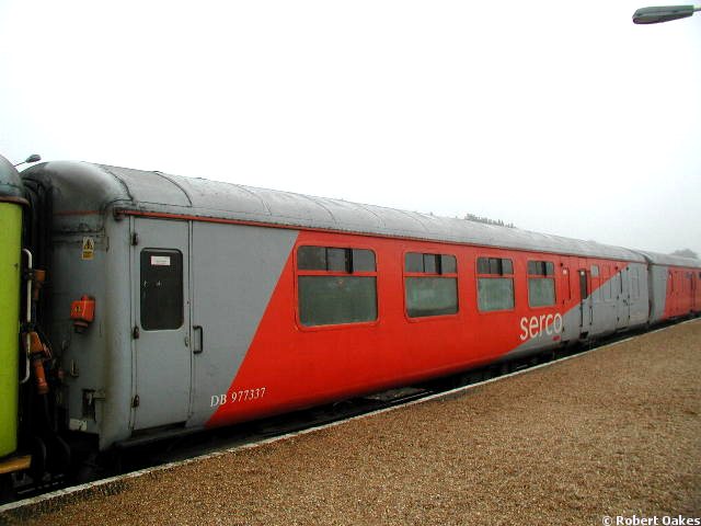 QPA DB 977337 - Serco Track Recording Train Dormitory coach « Test ...