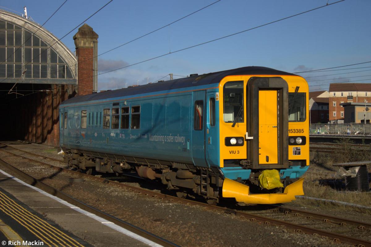153385 « Test Trains, Departmental railway stock & Internal Users ...